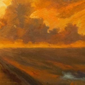 Original | Art | Original Oil Painting On Canvas Panel 1x14 ...